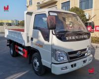 China Futon 6 wheels 3 Ton small single axle dump truck for sale