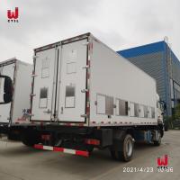 China 350hp Single Axle Box Truck Closed Van Truck for sale