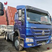 China New/Used HOWO Heavy Duty 30Ton 420HP Black/Red Tractor Head Truck for sale