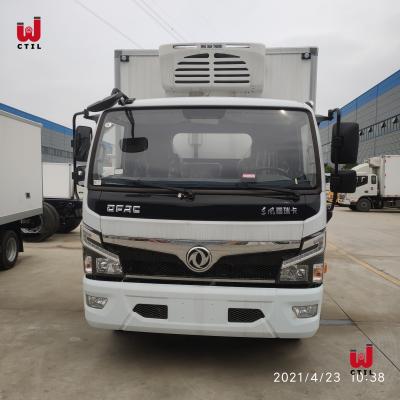 China CCC Manual Freezer Box Truck 10t Small Reefer Van for sale