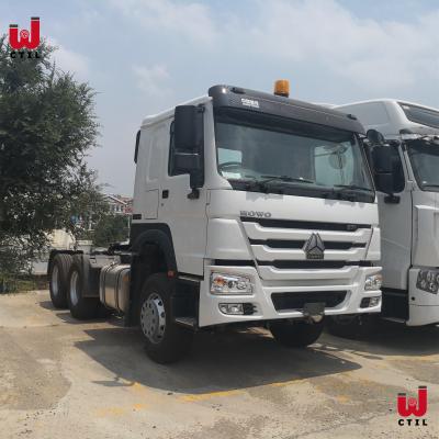 China Heavy Duty Euro 2 HOWO New SINOTRUK 336-420HP 6x4 Tractor Truck for sale