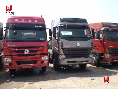 China HOWO  Towing Trailer New 4x2 420hp Heavy Duty Tractor Head Truck for sale