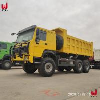 China CCC Tri Axles Dump Truck 6x6 Wheel Driver 371HP 30 Tons for sale