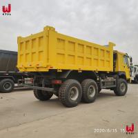 China CCC Tri Axles Dump Truck 6x6 Wheel Driver 371HP 30 Tons for sale