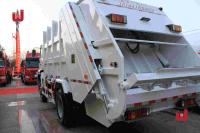 China 9.726L Garbage Truck Side Loader 266HP Front Loader Dump Truck for sale