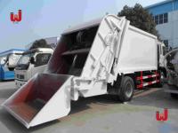 China 9.726L Garbage Truck Side Loader 266HP Front Loader Dump Truck for sale