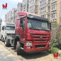 China HOWO-SHACMAN Red 6x4-4x2 Heavy Duty Used 340-420hp Tractor Head Truck for sale
