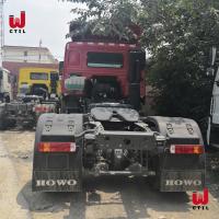 China HOWO-SHACMAN Red 6x4-4x2 Heavy Duty Used 340-420hp Tractor Head Truck for sale