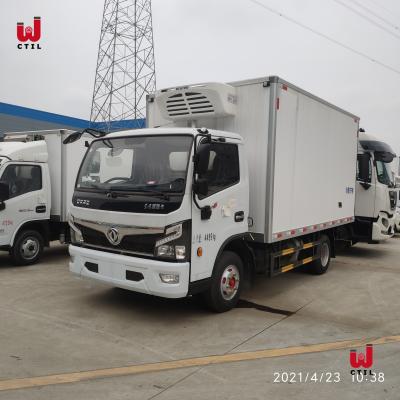 China B190 33 Freezer Box Truck 12t Single Axle Box Truck for sale