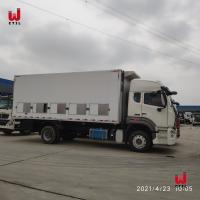 China Manual Reefer Straight Truck Euro 2 4X2 Box Truck Refrigerator for sale