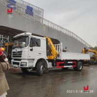 China F3000 Truck Mounted Crane 380HP 8t Flatbed Towing Truck for sale