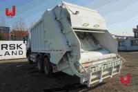 China WD615.69 Waste Management Front Loader 336HP Compact Garbage Truck for sale