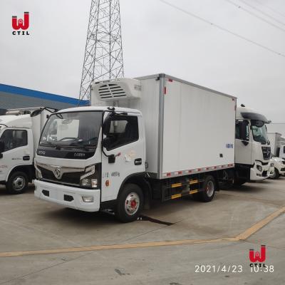 China 190hp Single Axle Box Truck for sale
