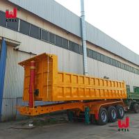 China Tipper 30cbm Truck Semi Trailers 45T Hydraulic Dump Trailer for sale