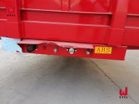 China 45t Semi Drop Side Trailer 13m Utility Cargo Trailer Triangle for sale