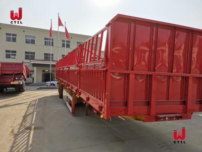 China Cattle 60t Truck Semi Trailers Heavy Fence Semi Trailer for sale