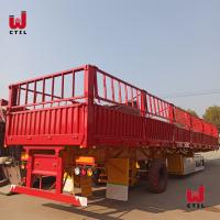 China Cattle 60t Truck Semi Trailers Heavy Fence Semi Trailer for sale