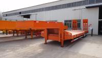 China CCC Tri Axle Truck Semi Trailers 60t Low Bed Trailer Transport Heavy Equipment for sale