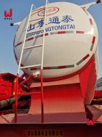 China 45cbm M3 Transport Bulk Cement Tanker Trailer Semi Carbon Steel for sale