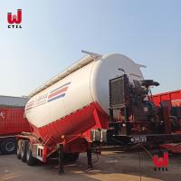 China 3 Axle 60cbm Cement Tanker Truck CCC Dry Bulk Cement Tanker for sale