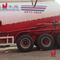 China 3 Axle 60cbm Cement Tanker Truck CCC Dry Bulk Cement Tanker for sale