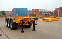 China Tri Axle ISO 1x40ft Truck Semi Trailers 25t Shipping Container Trailer for sale