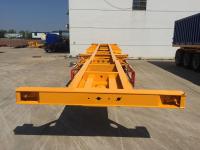 China Tri Axle ISO 1x40ft Truck Semi Trailers 25t Shipping Container Trailer for sale