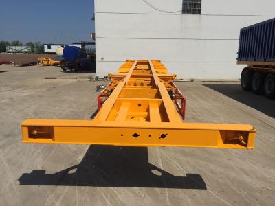 China Tri Axle ISO 1x40ft Truck Semi Trailers 25t Shipping Container Trailer for sale