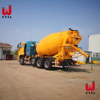 China HOWO SINOTRUK Concrete Mixer Truck WD615.47 Cement Mixer Vehicle for sale