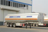 China Tri Axle Refuel Truck Semi Trailers 72000L Semi Tank Trailer for sale