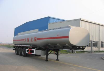 China Tri Axle Refuel Truck Semi Trailers 72000L Semi Tank Trailer for sale