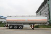 China Tri Axle Refuel Truck Semi Trailers 72000L Semi Tank Trailer for sale