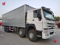 China 8x4 12 Wheeler Wing Van Capacity 50t Isuzu Wing Van for sale
