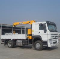 China HOWO 4x2 Truck Mounted Crane for sale