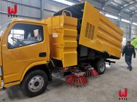 China 4x2 Street Sweeper Truck Road 6 Wheelers Vacuum Road Cleaning Truck for sale