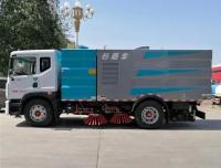 China 4x2 Street Sweeper Truck Road 6 Wheelers Blue Vacuum Cleaning for sale