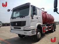 China HOWO 10 Wheelers Sewer Vacuum Truck 18t Sewage Vacuum Pump Truck for sale