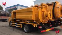 China Multifunctional Cleaning 11t Sewer Suction Truck Sewage 4x2 for sale
