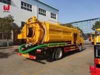 China Multifunctional Cleaning 11t Sewer Suction Truck Sewage 4x2 for sale