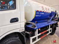China Euro 4 Sewer Vacuum Truck 5T Sewage Suction Truck 4x2 for sale