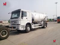 China HOWO Sewer Vacuum Truck 10 Cubic Meters Truck Mounted Jetter for sale