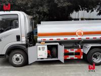 China CDW 6 Wheel 4x2 Oil Tanker Truck 4000l Fuel Tank Truck for sale