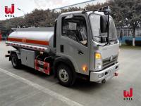 China CDW 6 Wheel 4x2 Oil Tanker Truck 4000l Fuel Tank Truck for sale