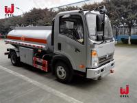 China CDW 6 Wheel 4x2 Oil Tanker Truck 4000l Fuel Tank Truck for sale