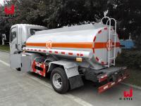 China CDW 6 Wheel 4x2 Oil Tanker Truck 4000l Fuel Tank Truck for sale