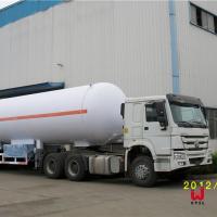 China LPG Truck Semi Trailers 42m3 3 Axle Propane Tank Trailer for sale