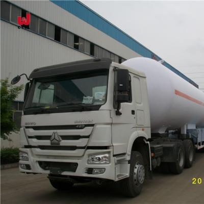 China LPG Truck Semi Trailers 42m3 3 Axle Propane Tank Trailer for sale
