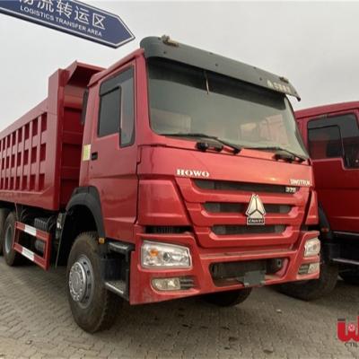 China Heavy Duty HOWO Second Hand Truck Used Tri Axle Tandem 30 Tons Diesel Dump Truck for sale