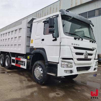 China 25t Heavy Duty Dump Truck 3600mm Dump Tipper Truck Tri Axle for sale