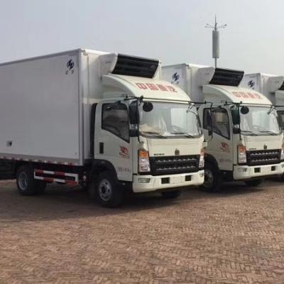 China 15t Freezer Box Truck HOWO 4X2 Box Truck Refrigerator for sale